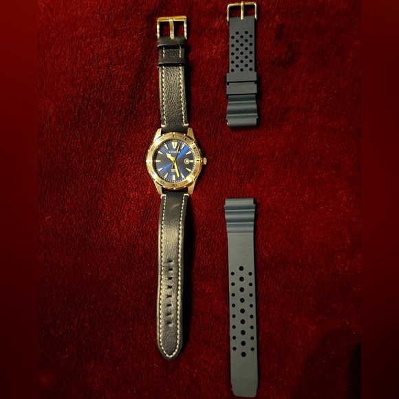 Citizen | Accessories | Citizens Quartz Mens Watch Brilliant Blue Navy ...